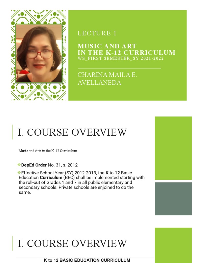 K-12 Music and Arts Curriculum | PDF