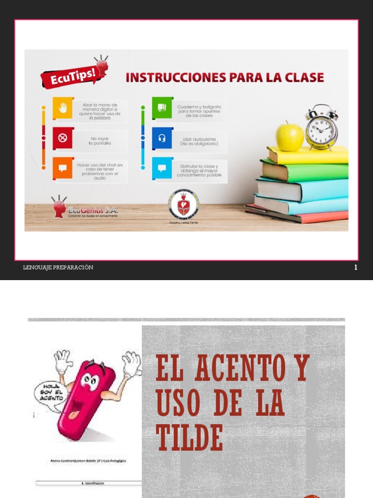 Acento y Uso de La Tilde | PDF | Lingüística | Voz humana