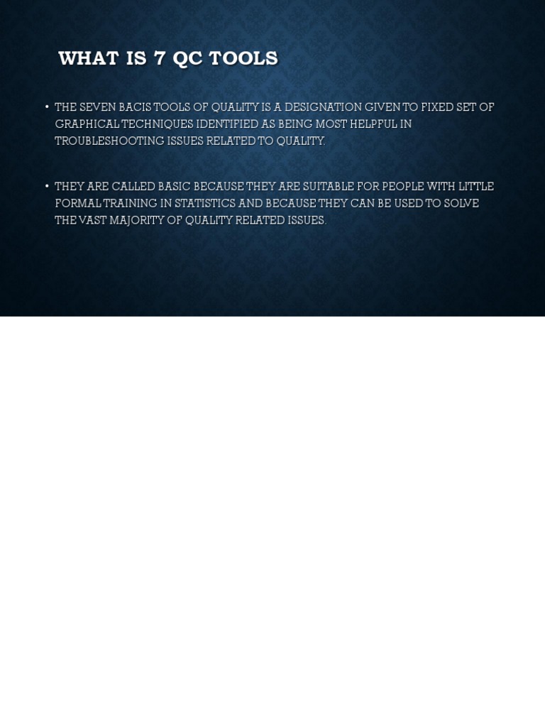 7 QC Tools | PDF | Scatter Plot | Histogram