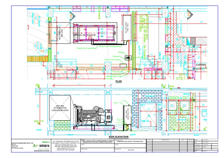 800kVA Generator Fuel Supply Plan | PDF | Machines | Manufactured Goods