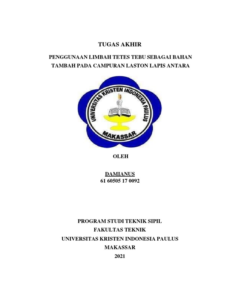 Limbah Tetes Tebu untuk Laston AC-BC | PDF | Seni | Sains & Matematika