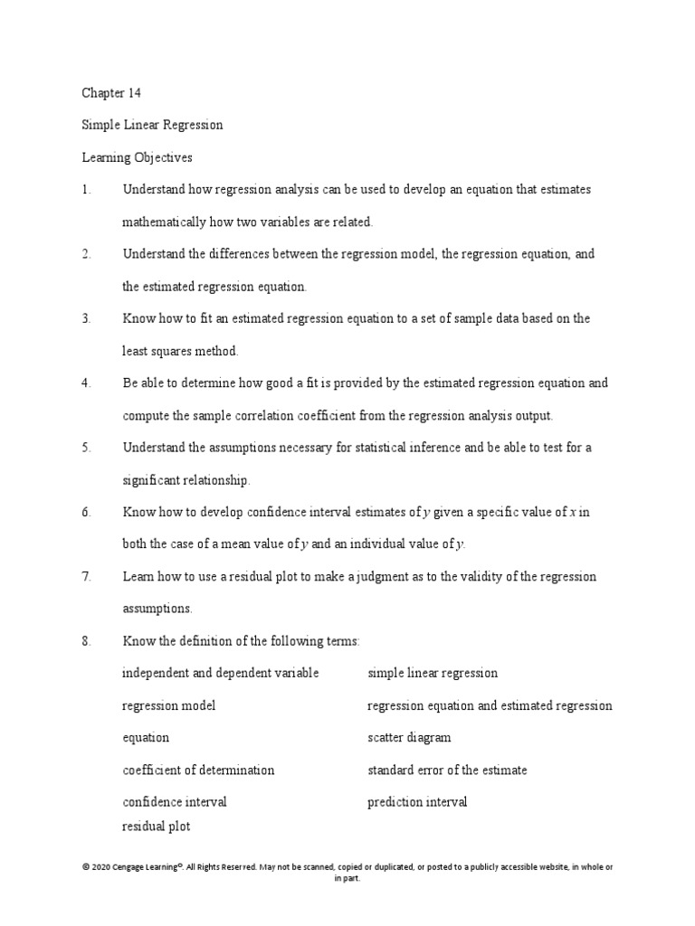 統計ch14 solution | PDF | Regression Analysis | Errors And Residuals
