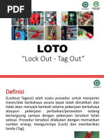 LOTO Awareness Training | PDF | Teknologi & Rekayasa