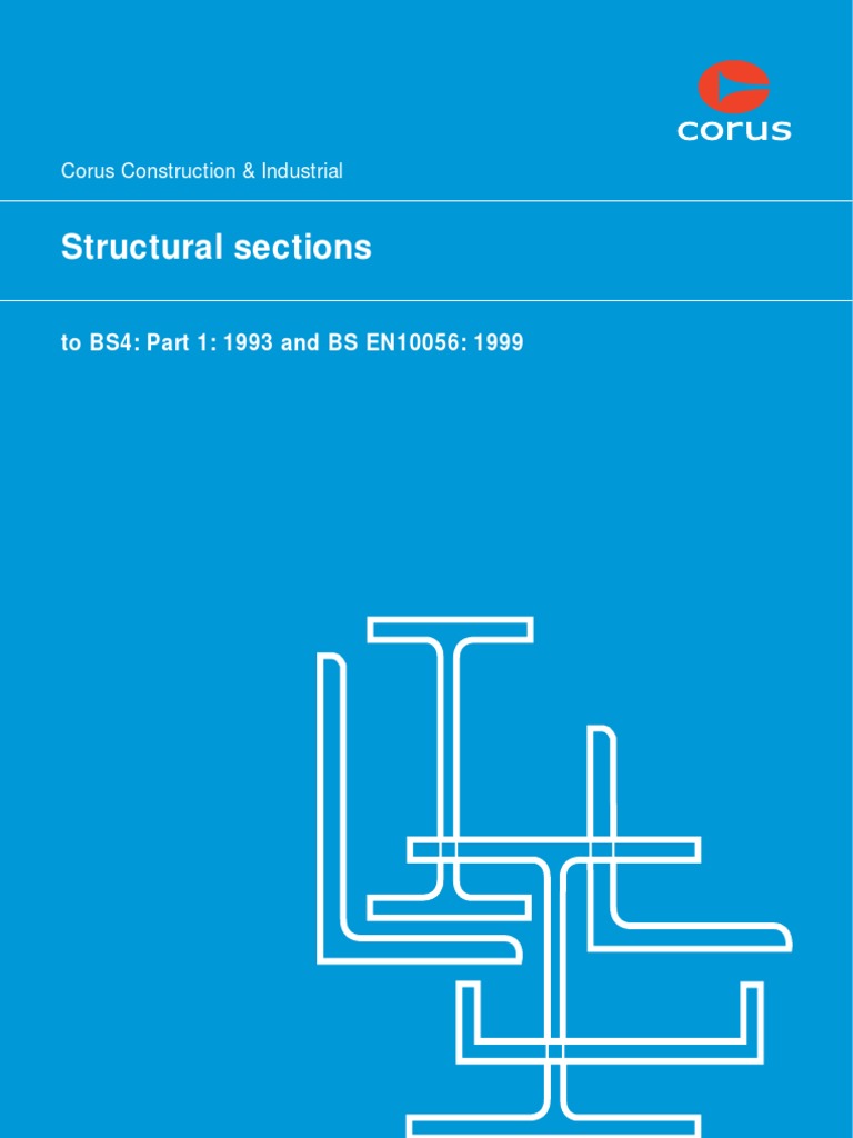 Structural Sections: To BS4: Part 1: 1993 and BS EN10056: 1999 | PDF ...