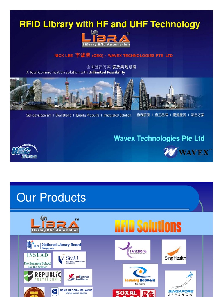 Libra - Rfid Library With HF and Uhf Technology | PDF | Radio Frequency Identification | High ...