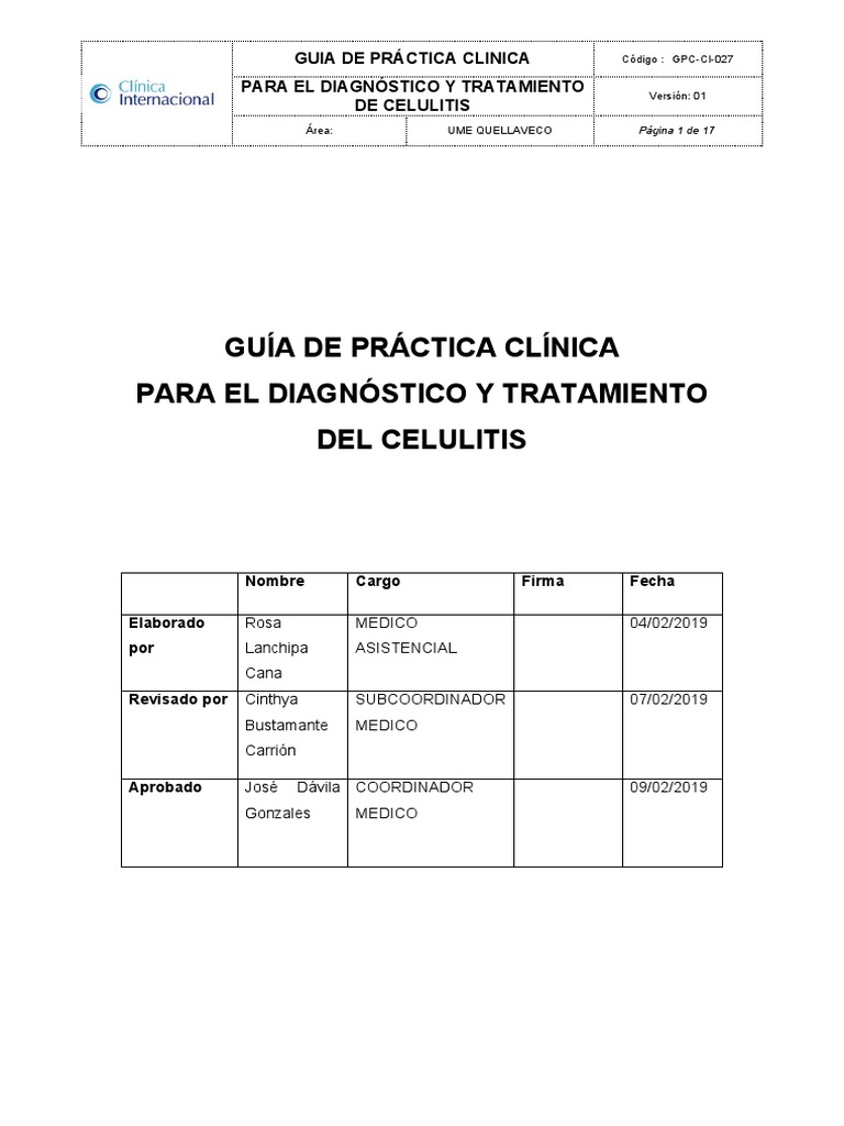 GPC CELULITIS - P | PDF | Staphylococcus Aureus | Especialidades Medicas