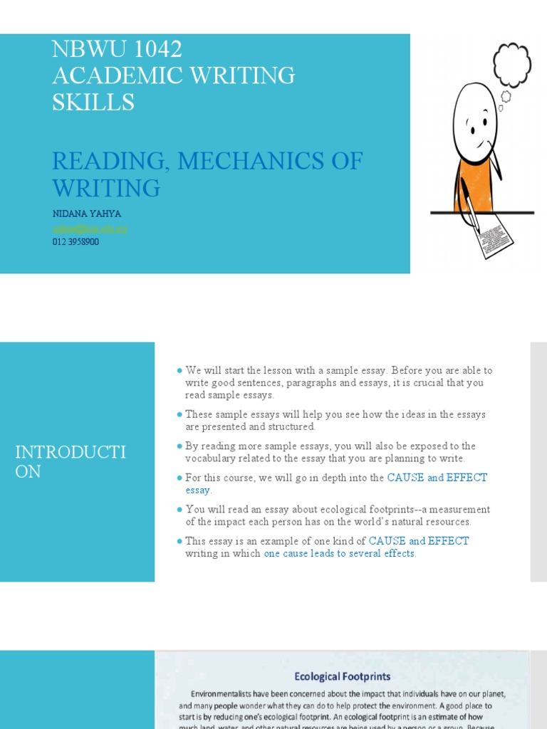 Academic Writing: Essays & Mechanics | PDF | Comma | Punctuation