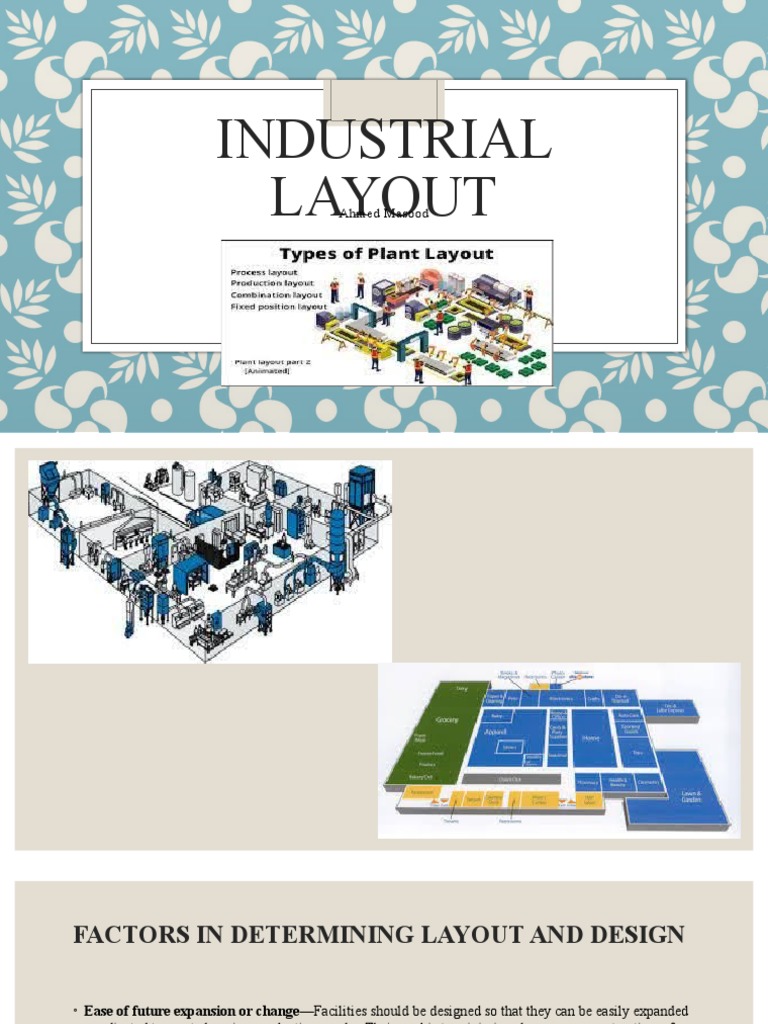 Industrial Layout: Ahmed Masood | PDF | Inventory | Machines