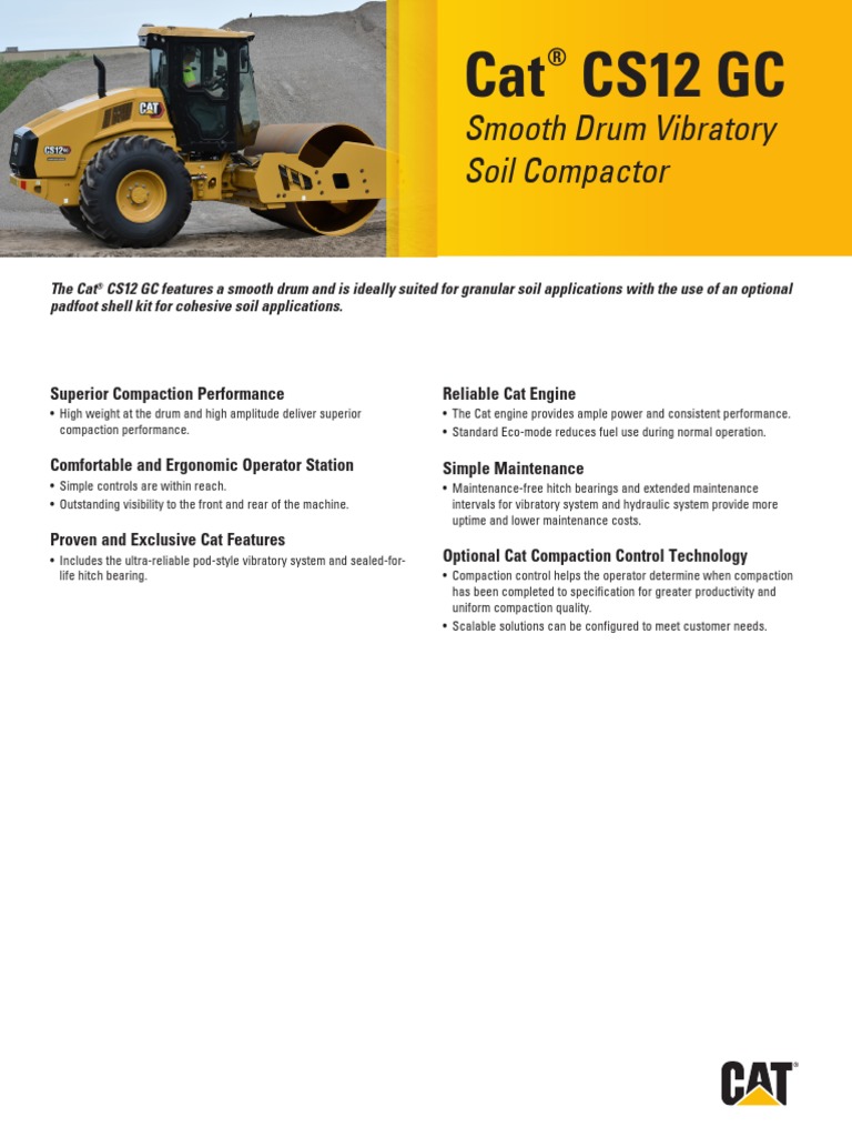 CS12GC - Compactor | Download Free PDF | Horsepower | Truck