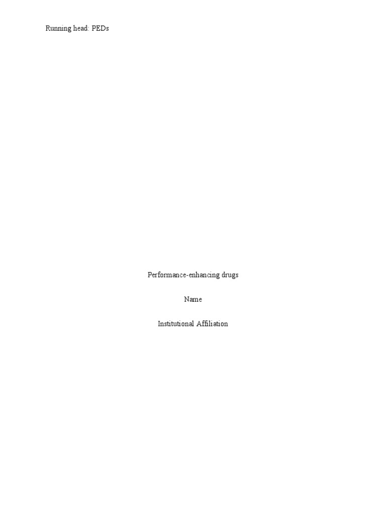 Understanding Performance-Enhancing Drugs | PDF | Doping In Sport | Blood