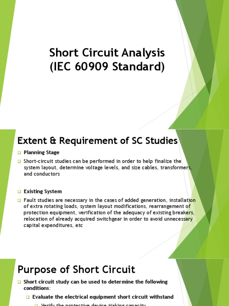 IEC 60909 Short Circuit Analysis Guide | PDF | Alternating Current | Electrical Engineering