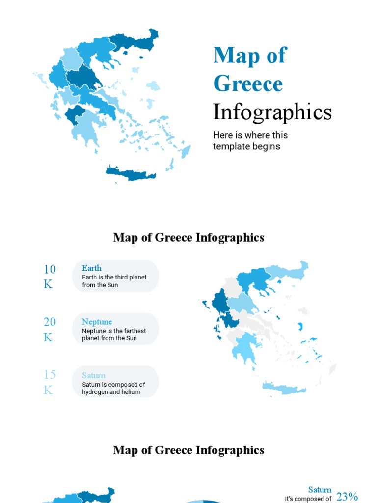 Map of Greece Infographics by Slidego | PDF | Planets | Solar System