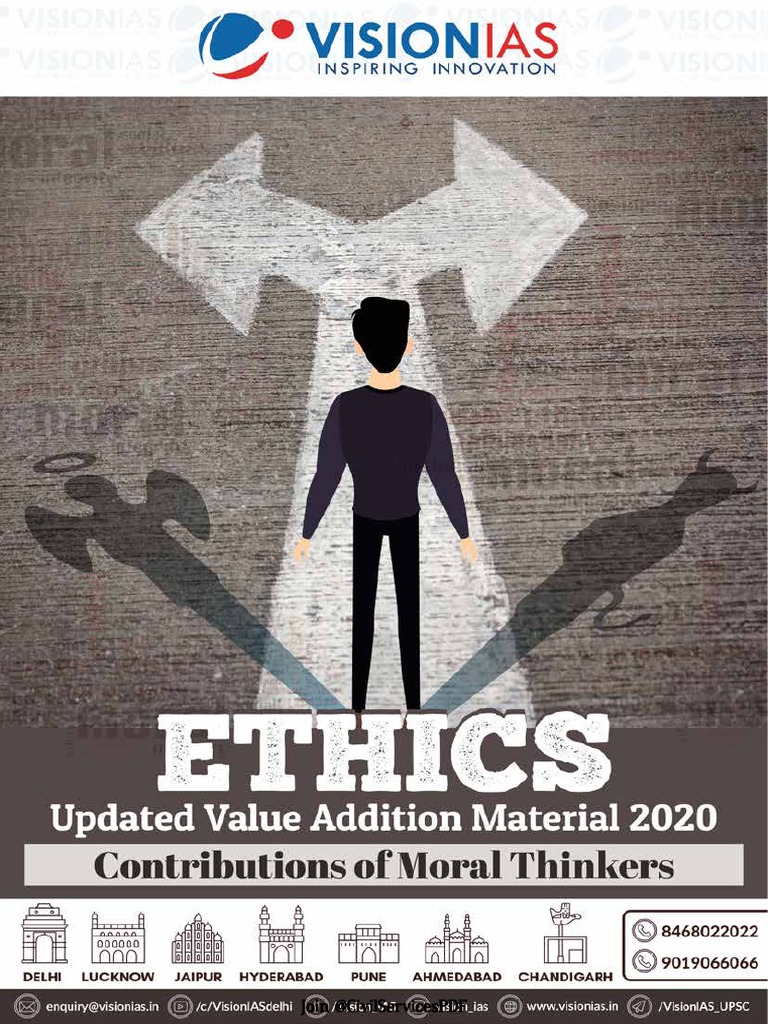Vision VAM 2020 (Ethics) Contributions of Moral Thinkers | PDF | Utilitarianism | John Rawls