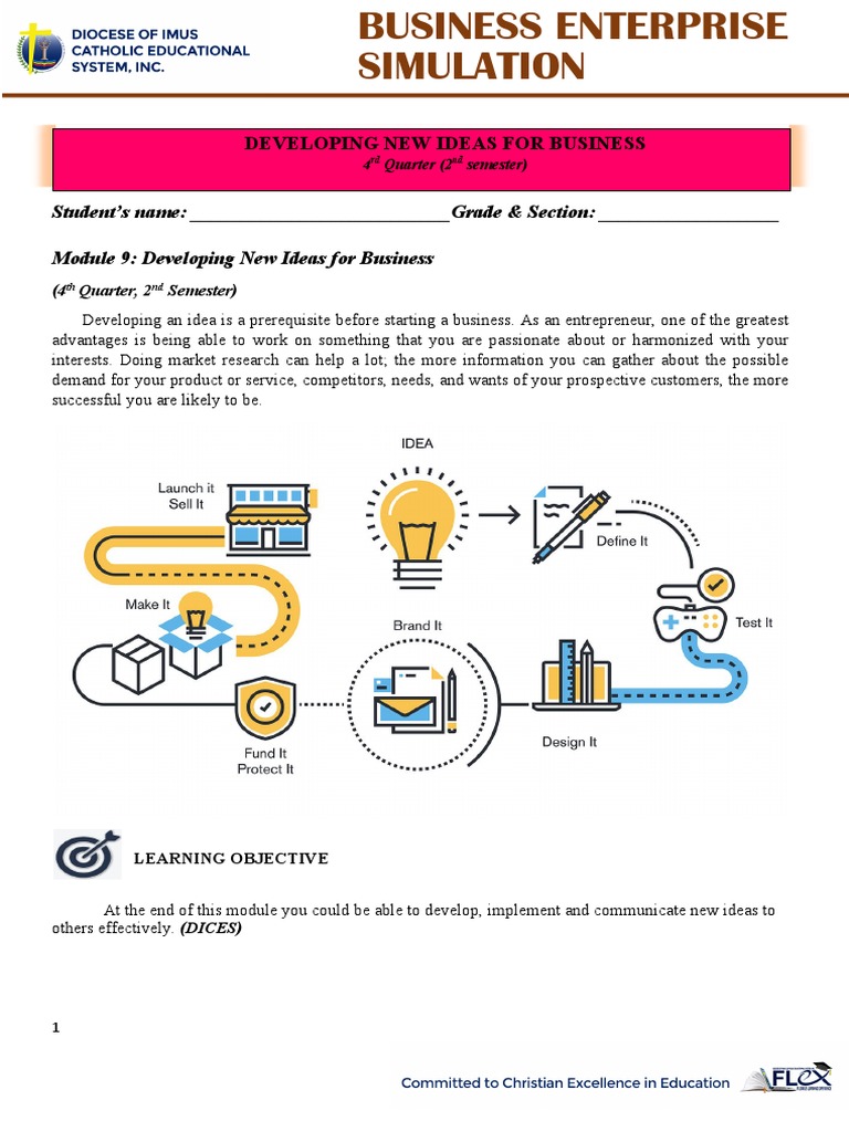 Business Simulation G12 Module 9 4th Quarter | PDF | Learning | Simulation