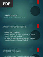 Badminton Sports Project | PDF | Racquet Sports | Athletic Sports
