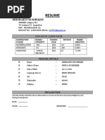 Score Sheet (SCI dAMA SCORE SHEET) | PDF | Nature