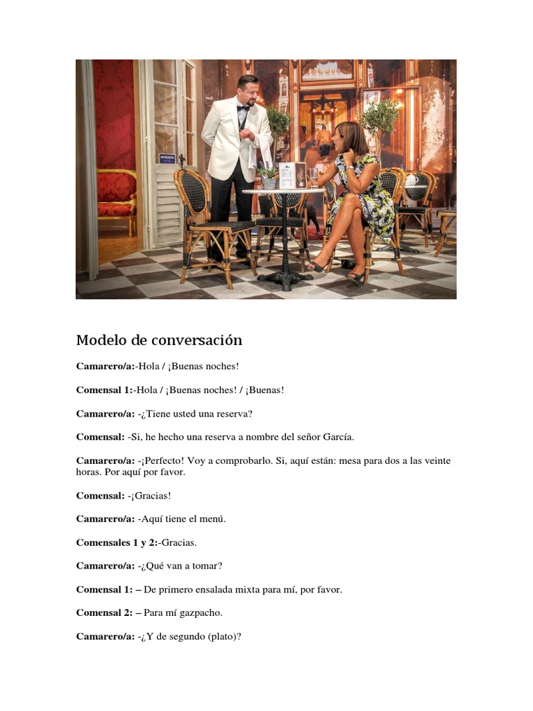 En El Restaurante | PDF | Alimentos | Cocina