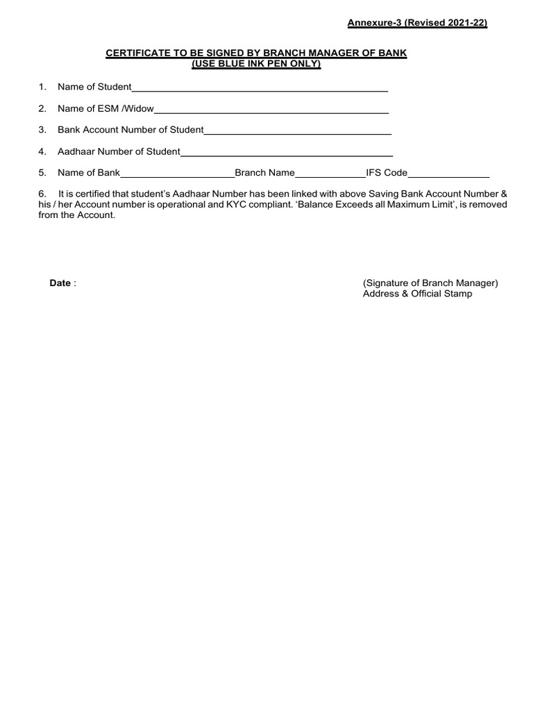 Annexure-3 (Revised 2021-22) | PDF | Finance & Money Management