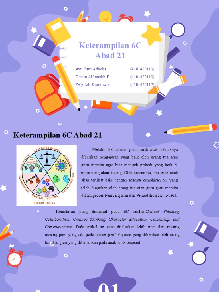 Keterampilan 6C Abad 21 Kel. 04 | PDF
