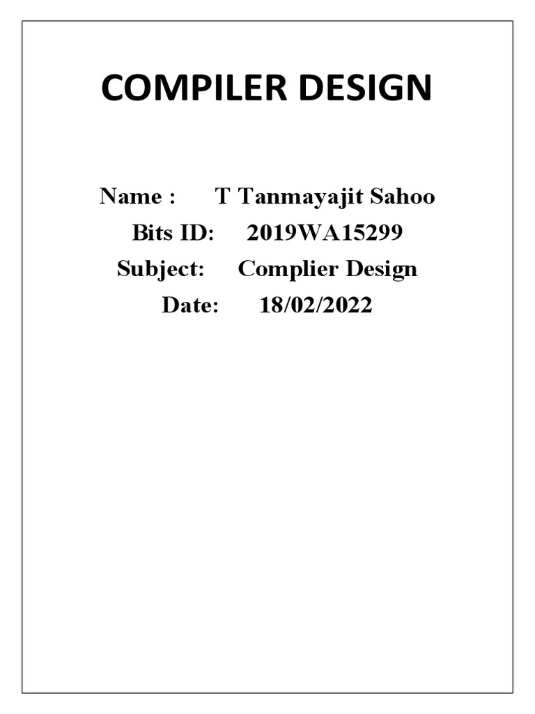 C Program To Construct Predictive / LL (1) Parsing Table For The Grammar Rules: A Aba, B BB ...