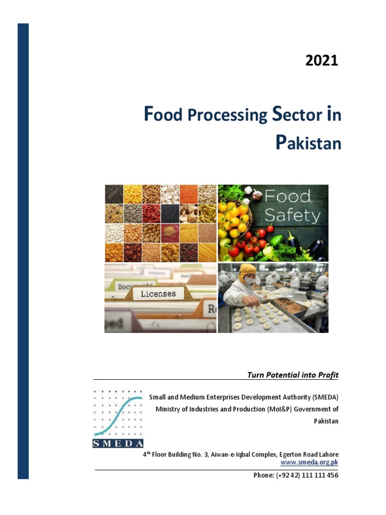 Food Processing Sector in Pakistan 2021 | PDF | Food Industry | Agriculture