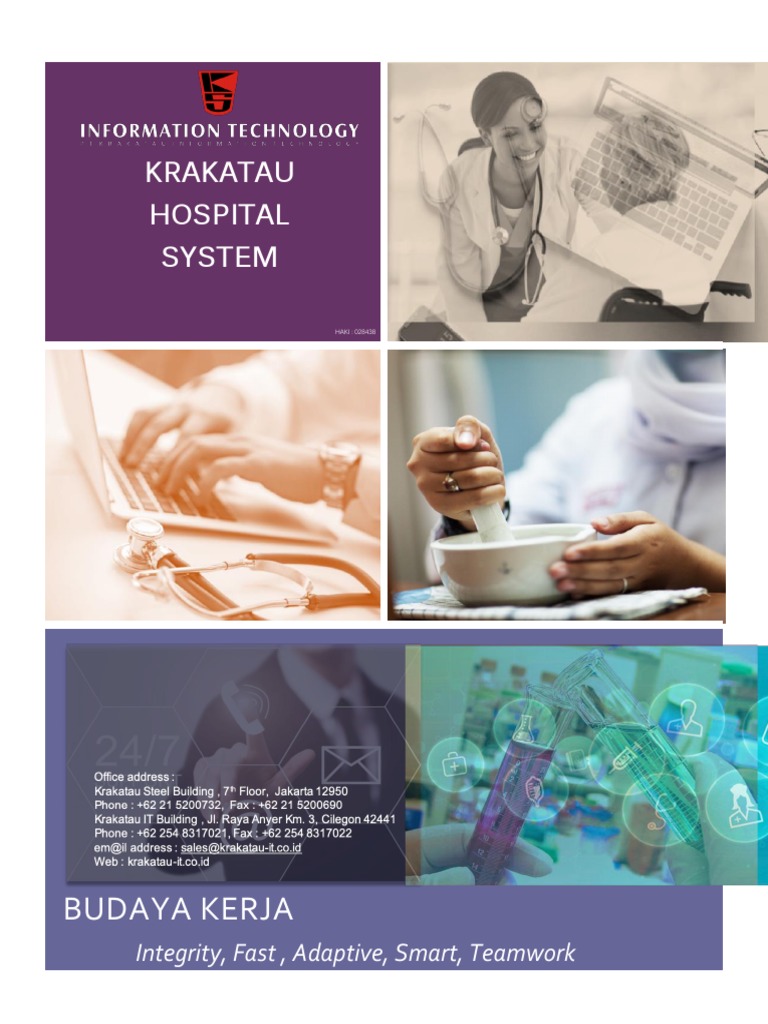 KRAKATAU HOSPITAL SYSTEM HAKI - BUDAYA KERJA. Integrity, Fast, Adaptive, Smart, Teamwork | PDF