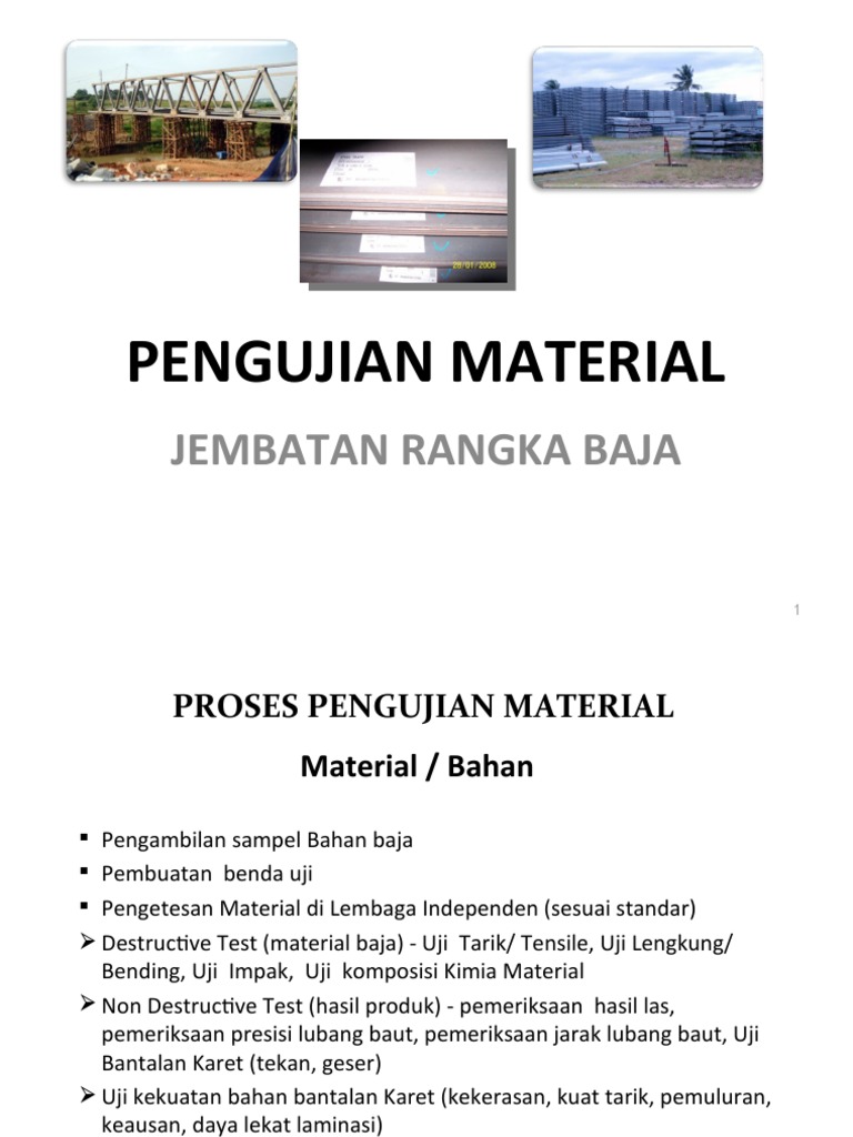 Pengujian Material JBT Rangka Baja | PDF