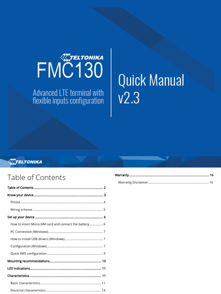 Quick Manual v2.3: Advanced LTE Terminal With Flexible Inputs ...
