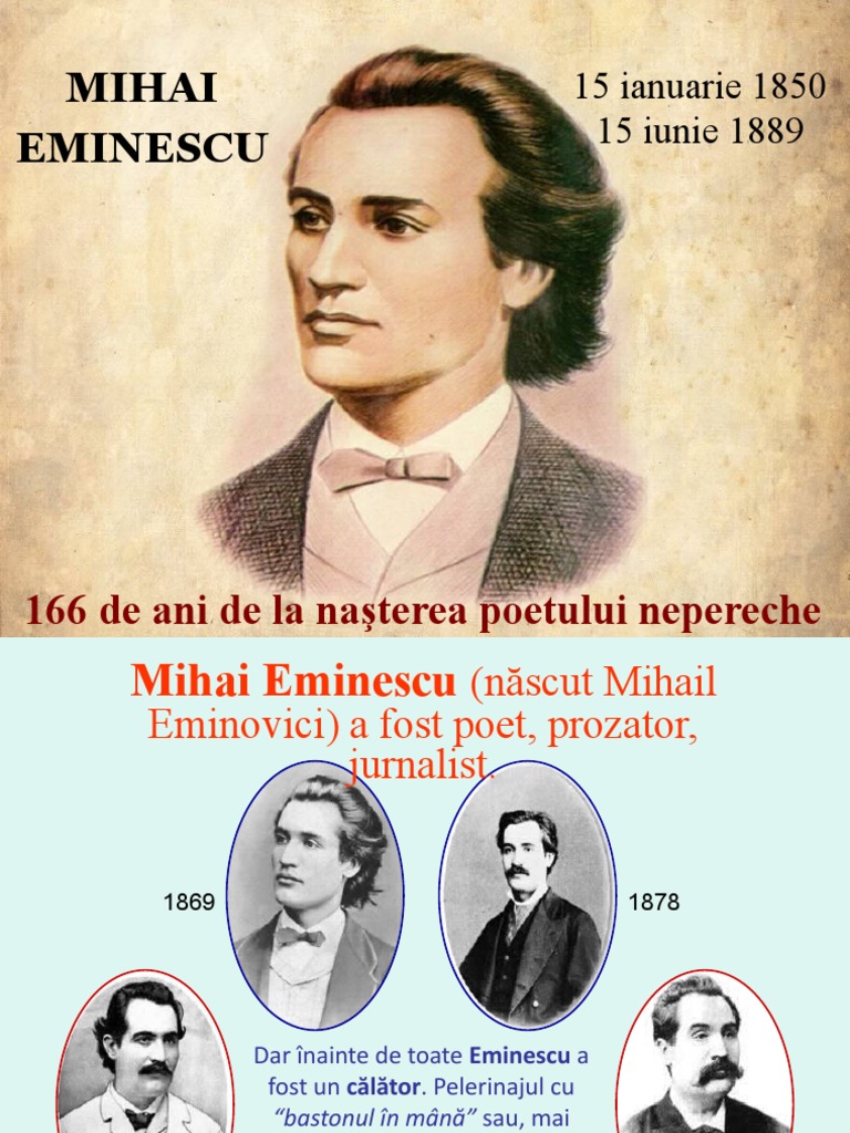 Prezentare Eminescu | PDF