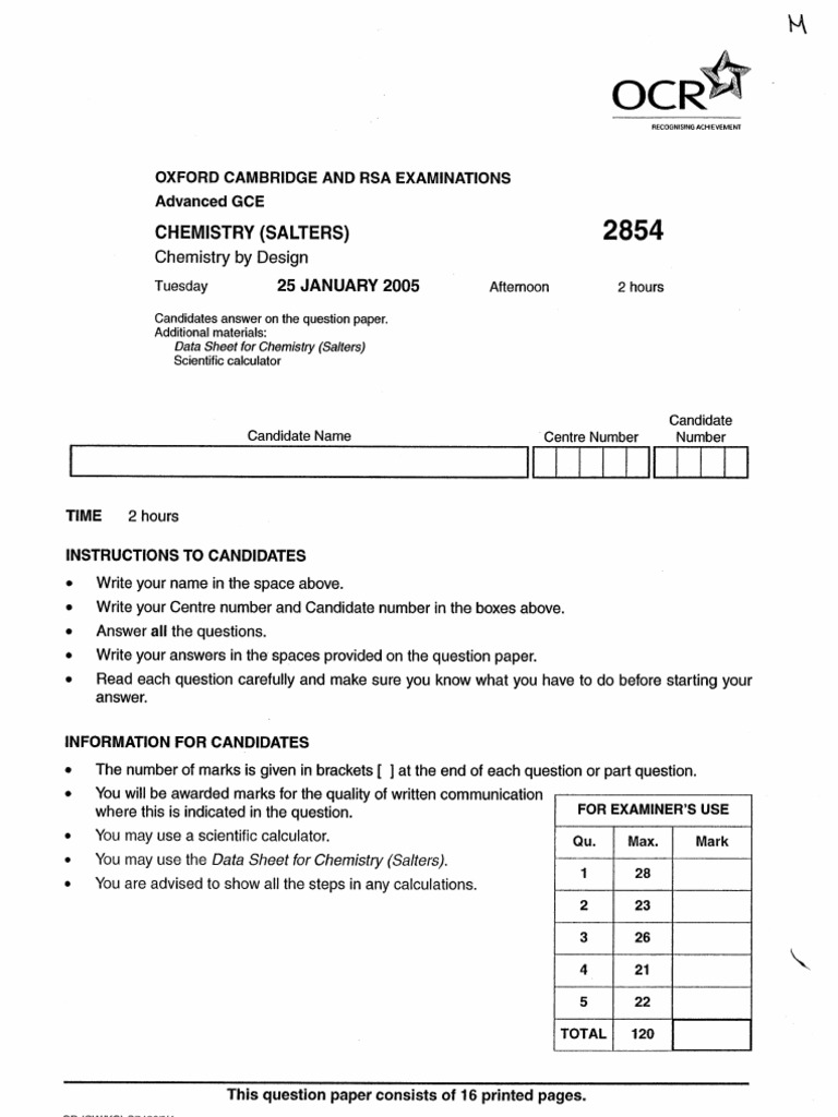 2854 Jan 05 | PDF | Ph | Chemical Equilibrium
