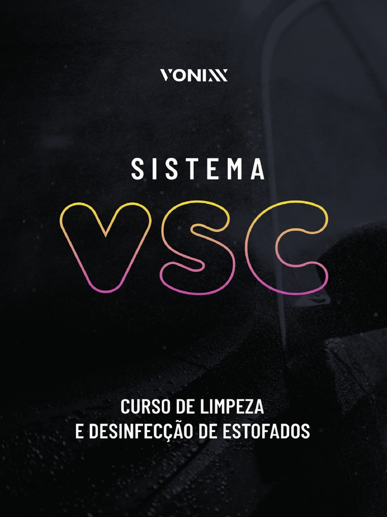 Manual Sistema VSC | PDF | Têxteis | Desinfetante