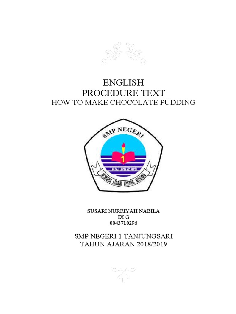 How To Make Chocolate Pudding | PDF