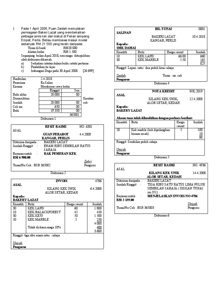 Latihan Dokumen Spm Pdf