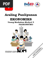 AP 9 - Q1 - Module 1 - Kahulugan NG Ekonomiks | PDF