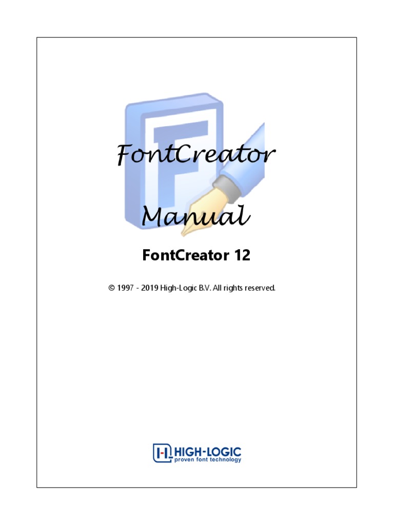 Font Creator Manual | PDF | Typefaces | Trademark