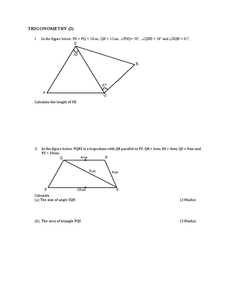 TRIGONOMETRY 2c | PDF