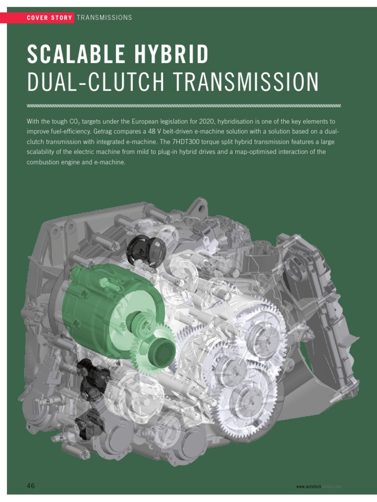 Dual-Clutch Transmission: Scalable Hybrid | PDF | Transmission ...