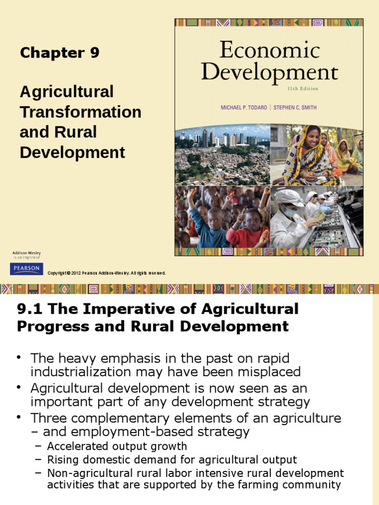 Agricultural Transformation and Rural Development - Todaro 1 | PDF ...