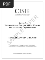 CISI Mock Exam Questionnaires (Consolidated) | PDF | Bonds (Finance ...