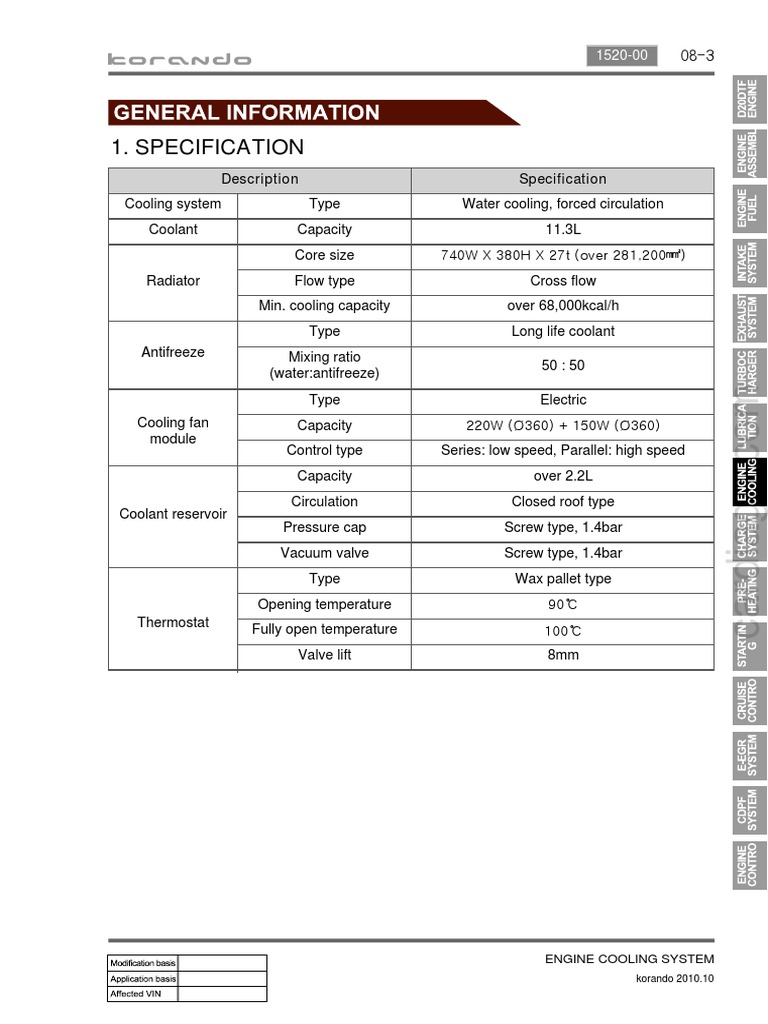 C200 - Cooling System | PDF | Radiator | Thermostat