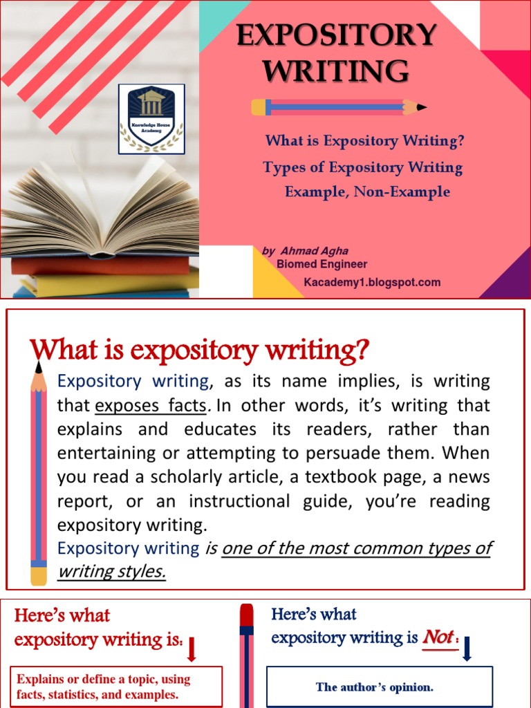 Expository Writing: What Is Expository Writing? Types of Expository ...