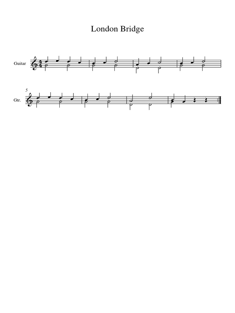 London Bridge Arr | PDF