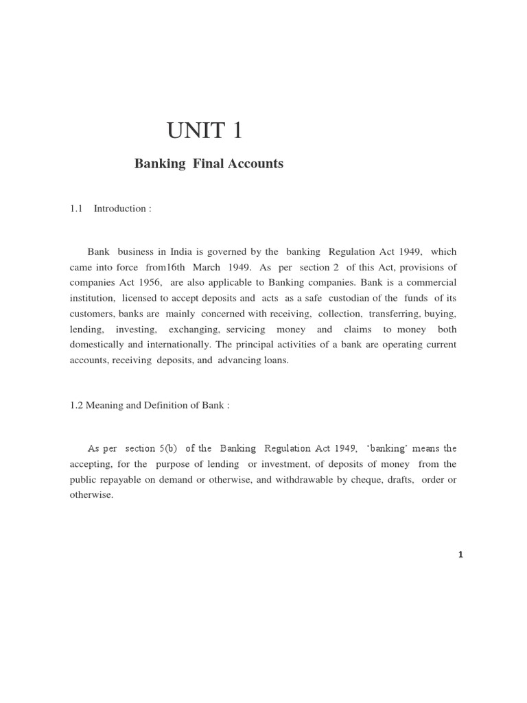 Advanced Accounting - BCOM 5 Sem Ebook and Notes | PDF | Banks | Debits ...