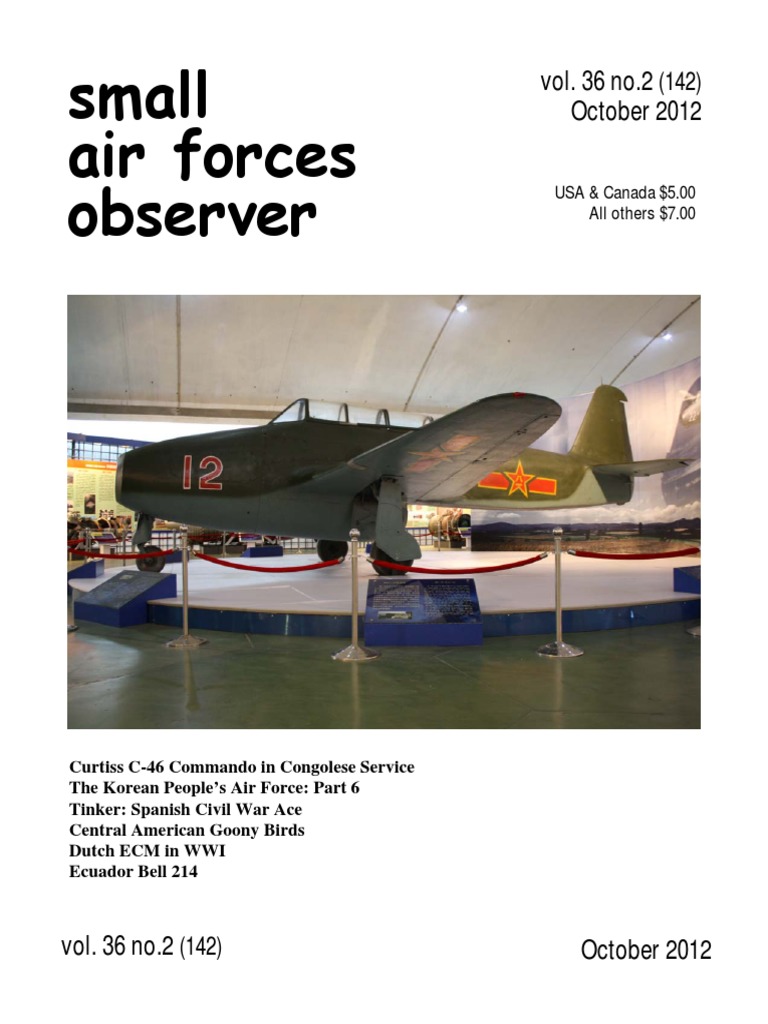 Small Air Forces Observer: Vol. 36 No.2 October 2012 | PDF | Transport ...