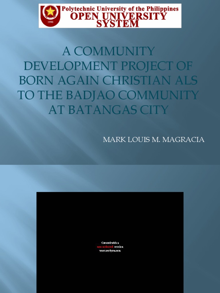 Community Dev. Report - PPTX Auto Saved) | PDF