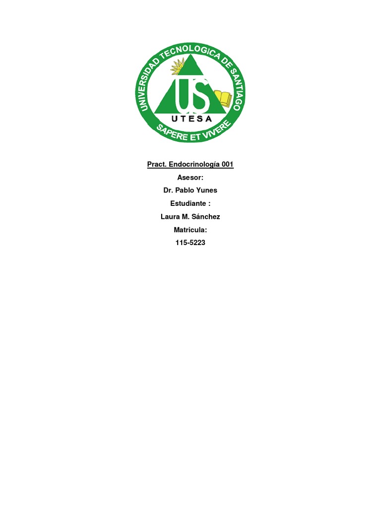 PRCT Endocrino | PDF | Sistema endocrino | Epidemiología