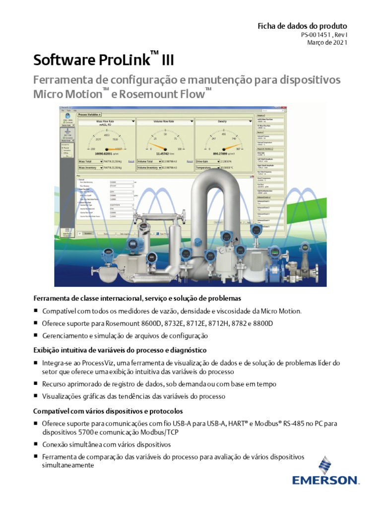 Data Sheet Prolink III Ficha Técnica Do Produto Data Sheet Portuguese ...