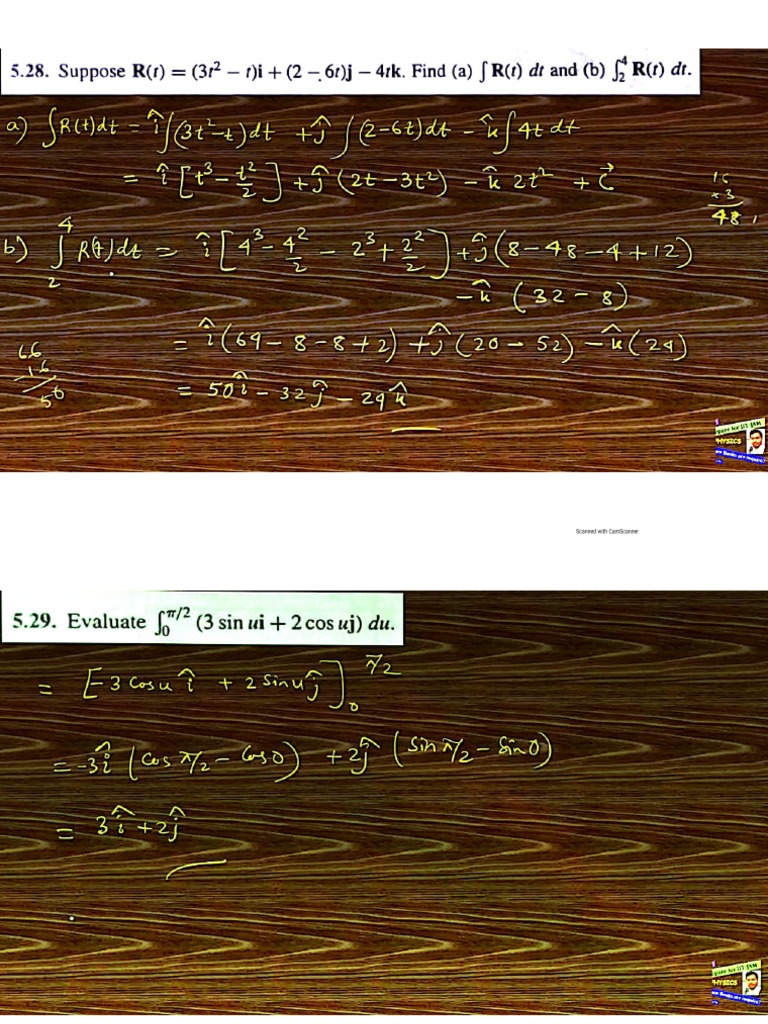 Math Chapter 5 (Roll46) Solution of Vector Analysis by Murray R ...