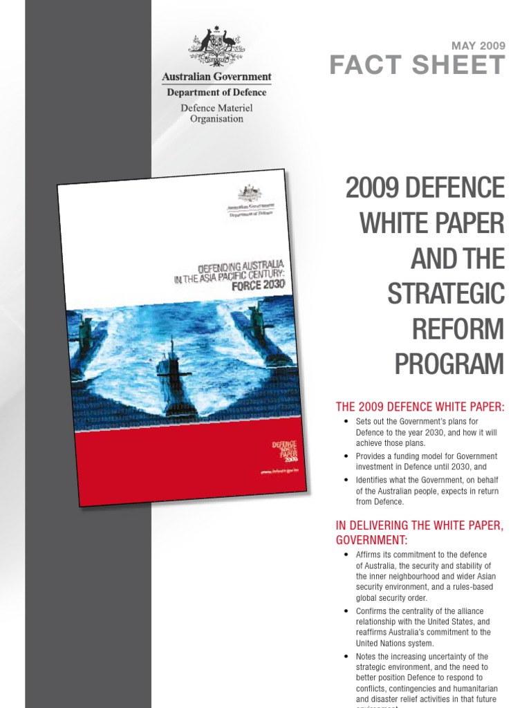 Whitepaper SRP Factsheet | Download Free PDF | Military | Australian ...
