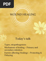 First vs. Second Intention Healing | PDF | Wound Healing | Scar